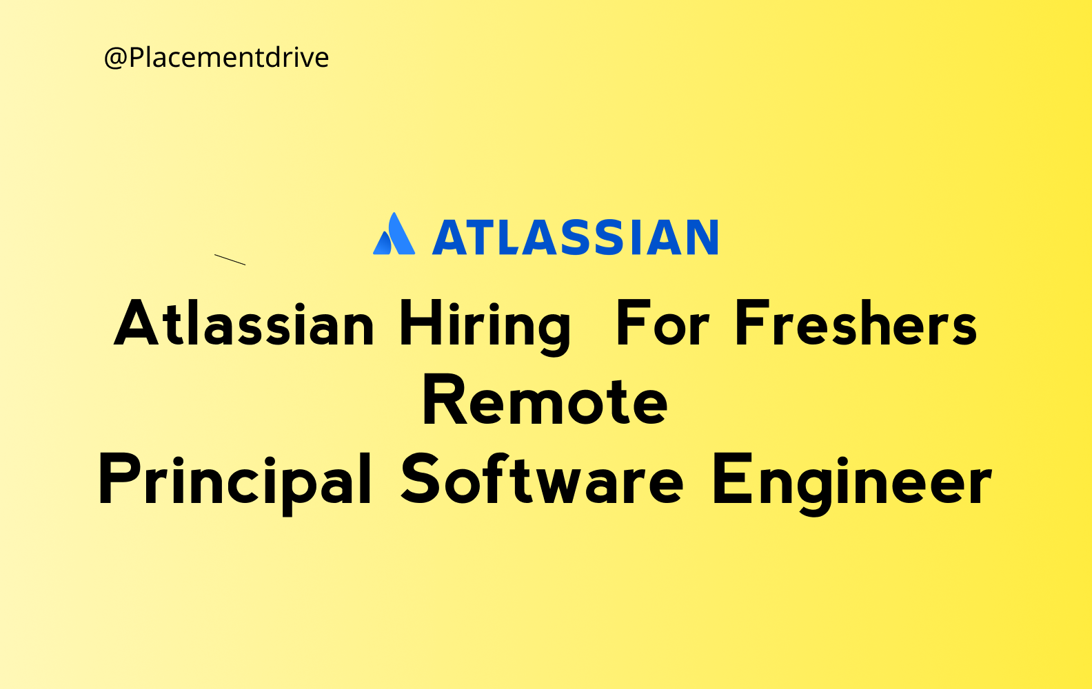 Atlassian Hiring For Freshers Remote Principal Software Engineer - placementdriveinsta.in