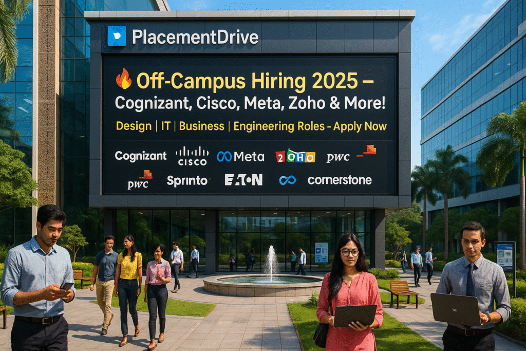 Top 8 Fresher Roles At Meta, Zoho, Cognizant & Etc - placementdriveinsta.in