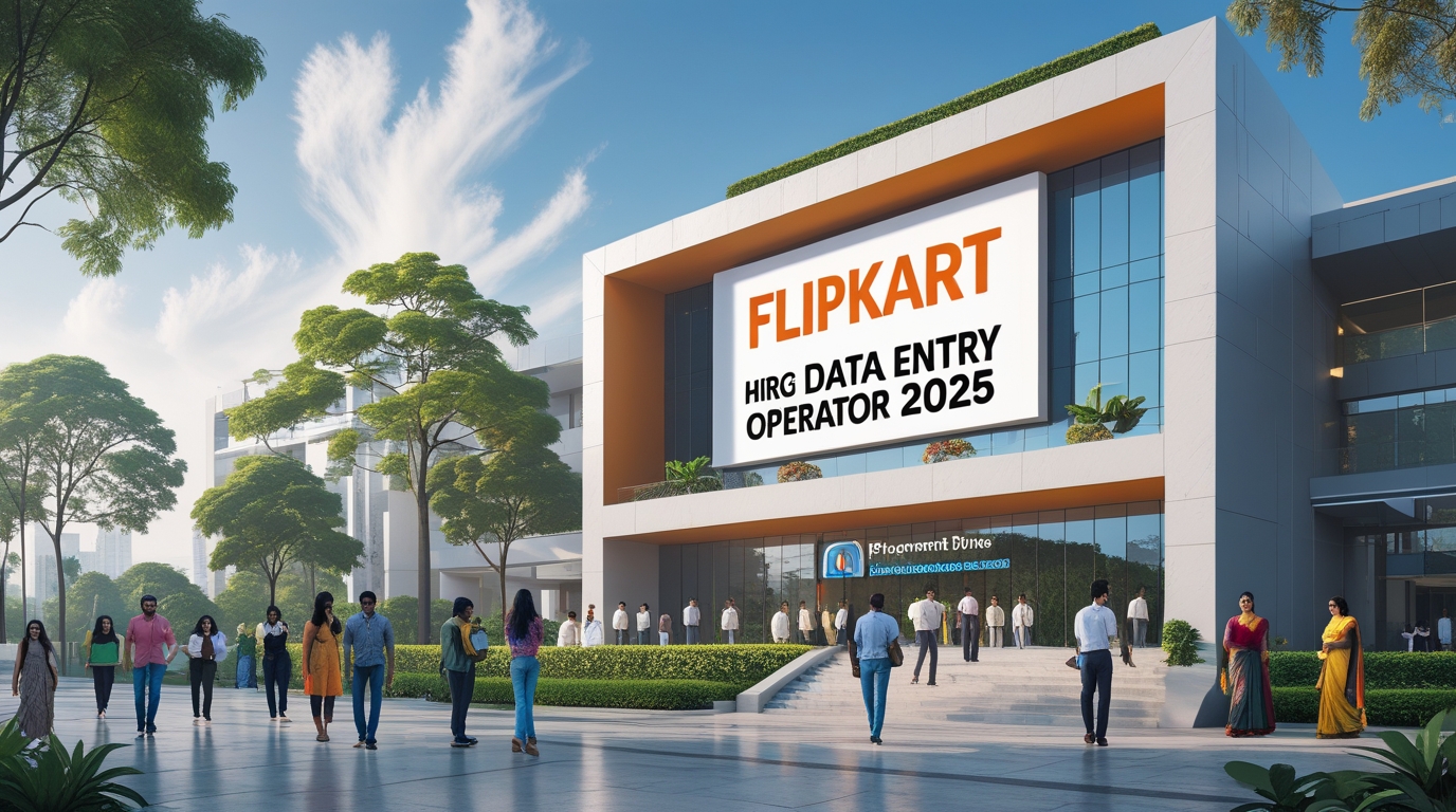 Flipkart Hiring Data Entry Operator 2025