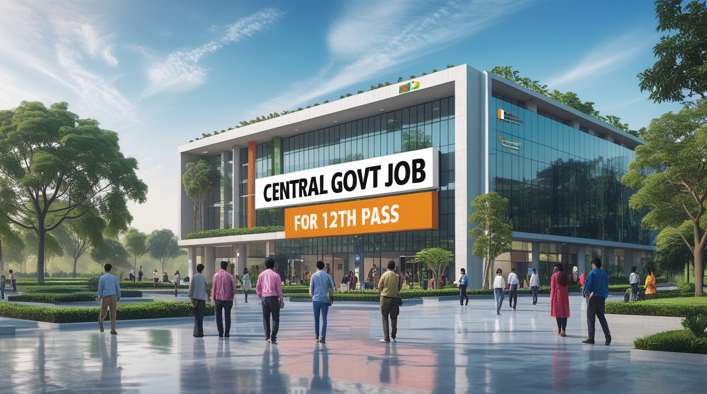 Central Govt Job for 12th Pass